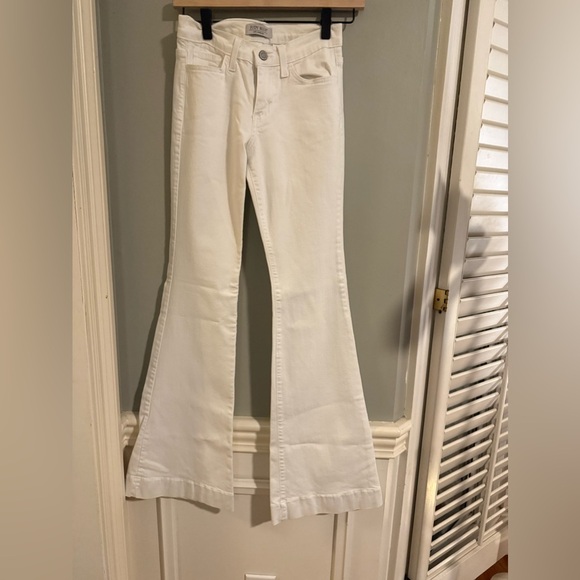 Judy Blue | Pants & Jumpsuits | Judy Blue White Flare Pants | Poshmark